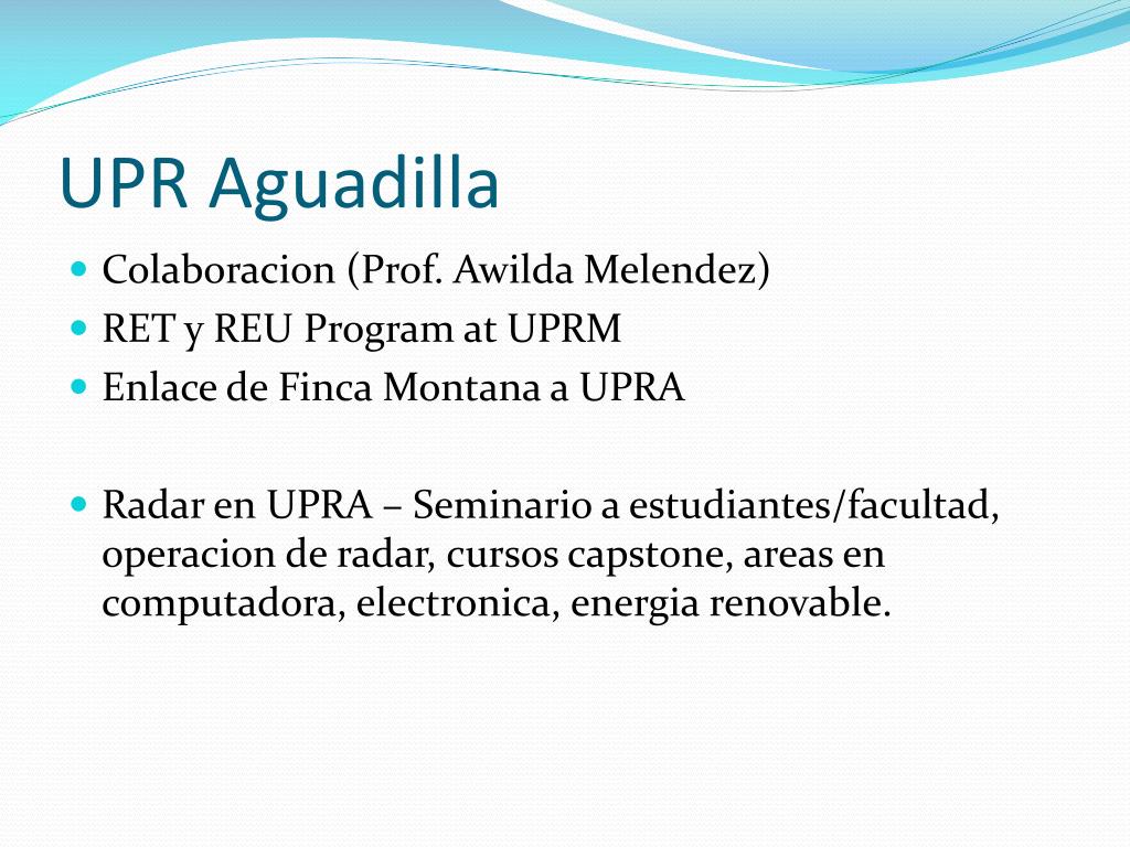 PPT - Centro de R adares Meteorológico de Puerto Rico PowerPoint ...