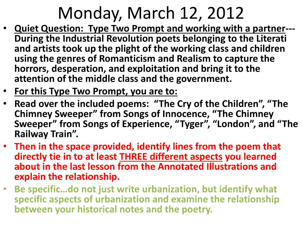 PPT - 2012 Economic Theories of the Industrial Revolution Lesson ...