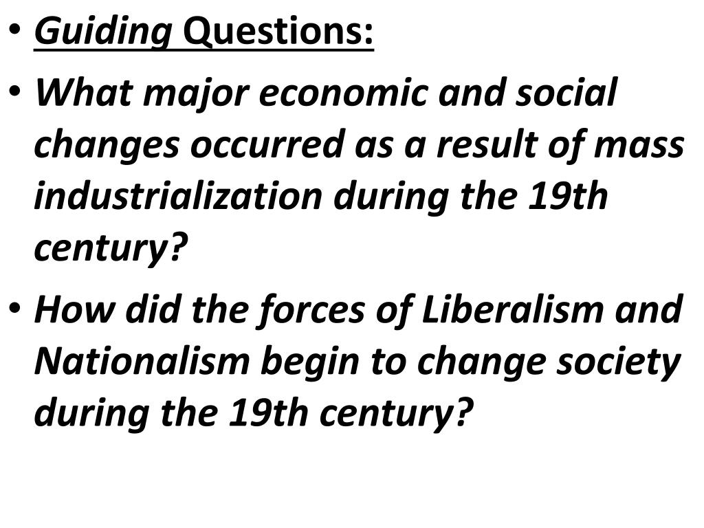 PPT - 2012 Economic Theories of the Industrial Revolution Lesson ...