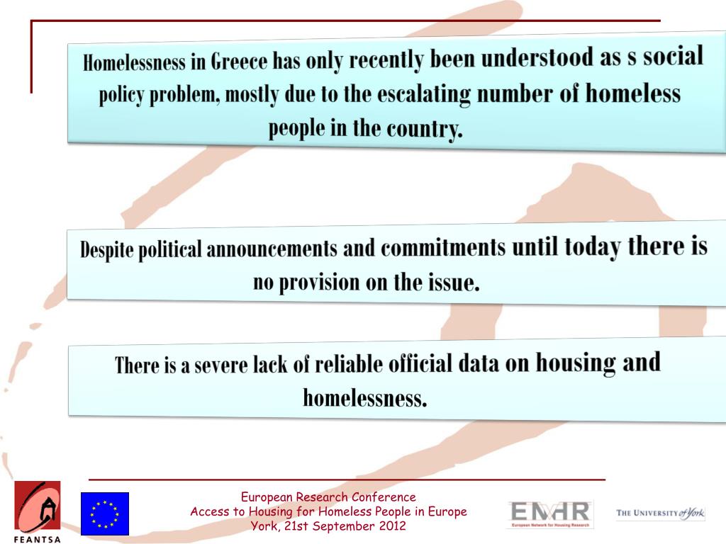 PPT - Homelessness in Greece-2012 An in- depth research on homelessness ...