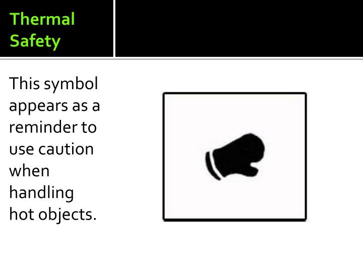 Thermal Safety Symbol