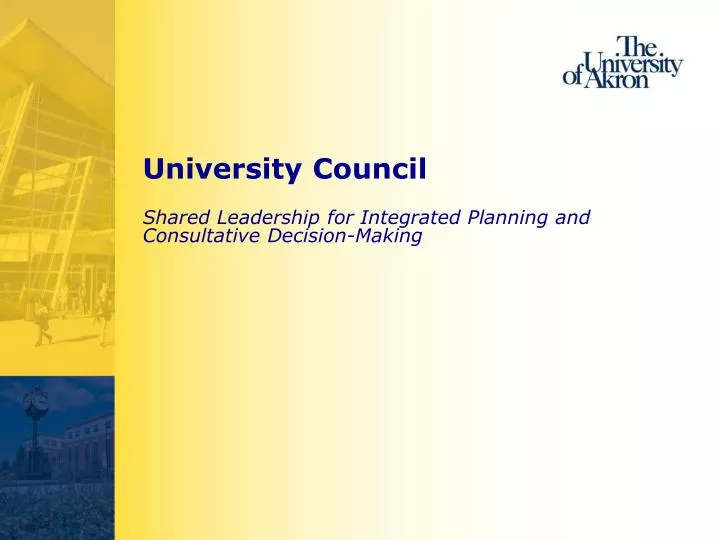 PPT - University Council PowerPoint Presentation, free download - ID ...