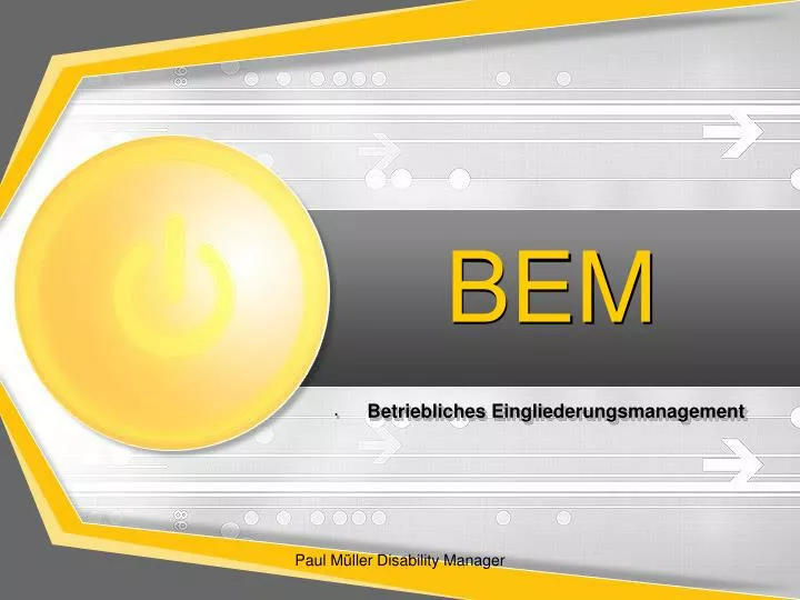 PPT - BEM PowerPoint Presentation, free download - ID:2330972