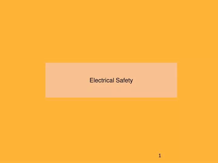 PPT - Electrical Safety PowerPoint Presentation, free download - ID:2331094