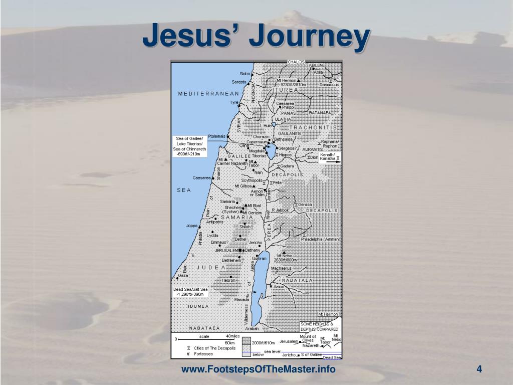PPT - In The Footsteps Of The Master : The Life and Times of Jesus ...