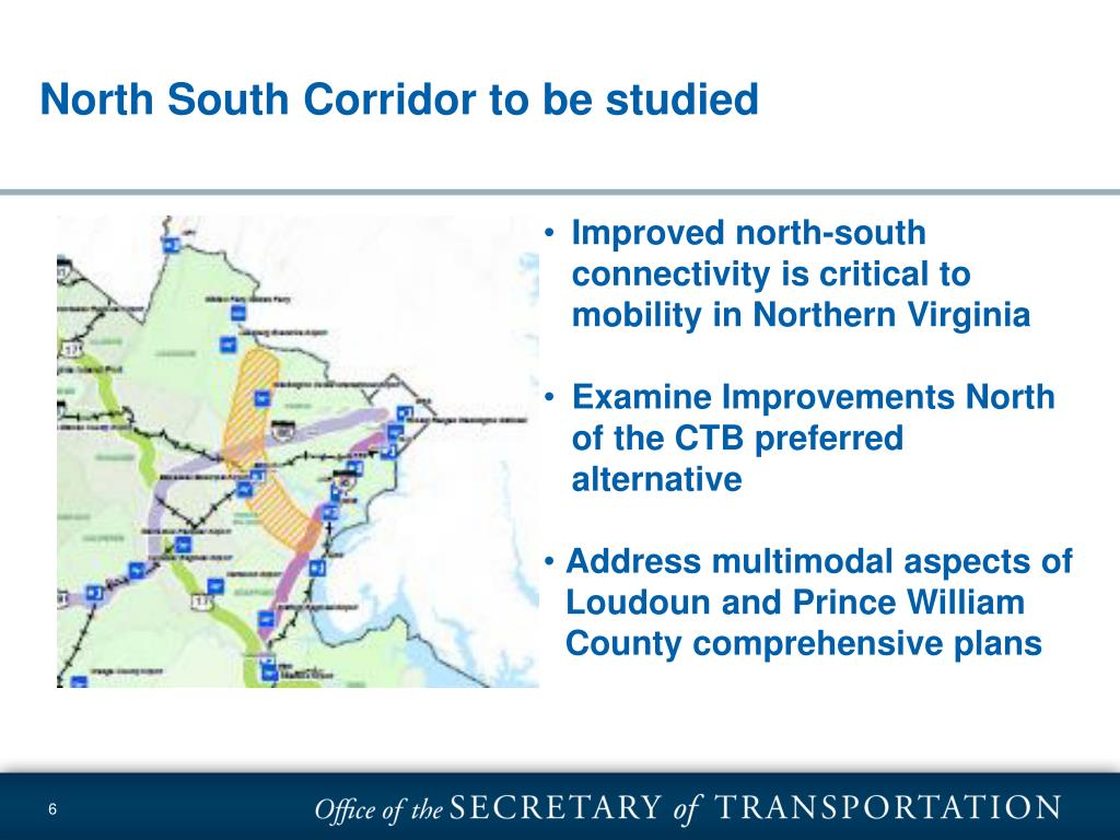 PPT - Corridor of Statewide Significance North South Corridor ...