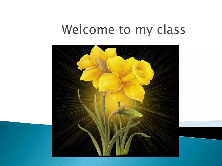 PPT - Welcome to my class PowerPoint Presentation, free download - ID ...