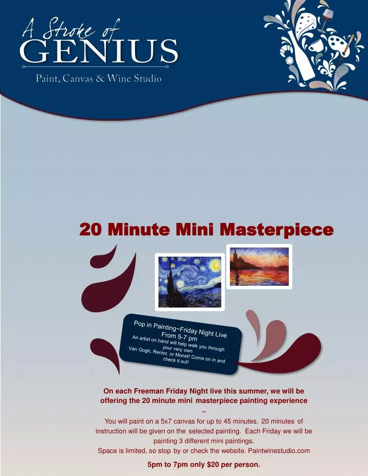 PPT - 20 Minute Mini Masterpiece PowerPoint Presentation, free download ...