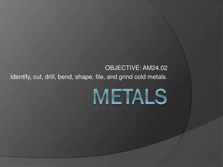 PPT - Metals PowerPoint Presentation, free download - ID:2332417