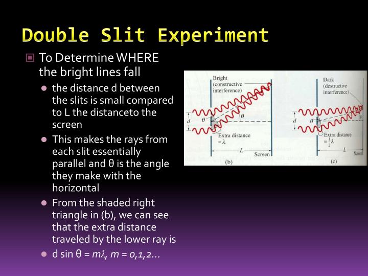 PPT - Optics: Young’s Double Slit Experiment PowerPoint Presentation ...