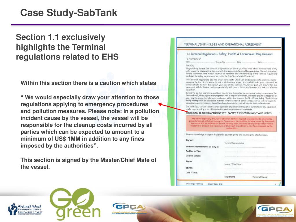 PPT - SABTANK’s RESPONSIBLE CARE THE UNCHARTED FRONTIERS PowerPoint ...