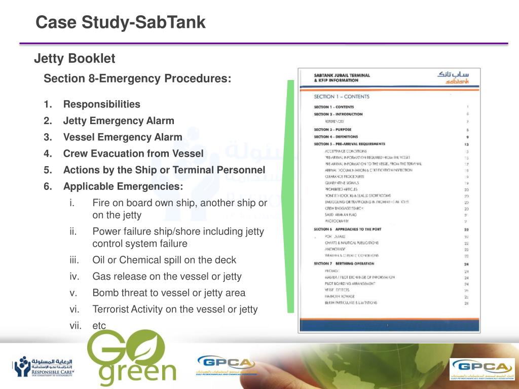 PPT - SABTANK’s RESPONSIBLE CARE THE UNCHARTED FRONTIERS PowerPoint ...
