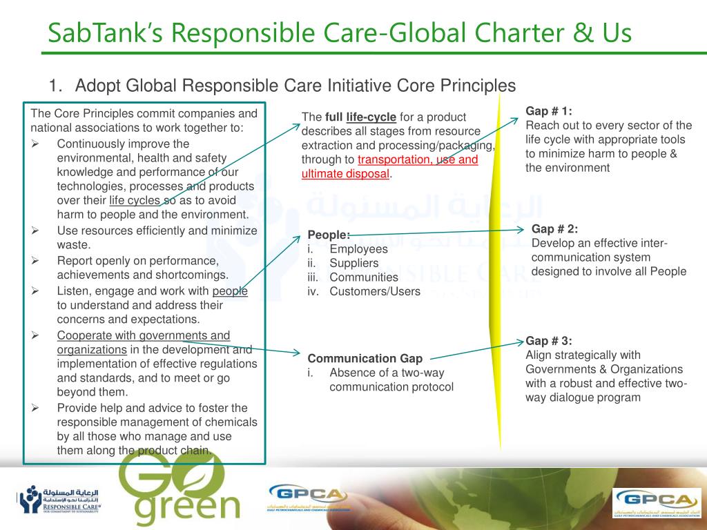 PPT - SABTANK’s RESPONSIBLE CARE THE UNCHARTED FRONTIERS PowerPoint ...