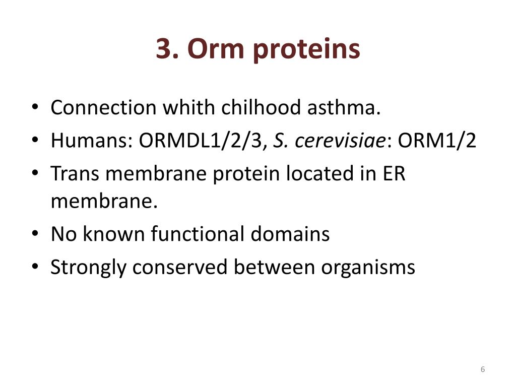 PPT - Orm family proteins mediate sphingolipid homeostasis PowerPoint ...