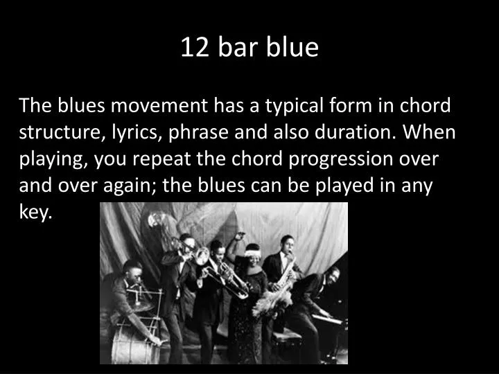 PPT - 12 bar blue PowerPoint Presentation, free download - ID:2332957