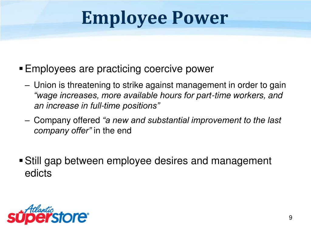 PPT - Culture and Power Dynamics at Atlantic Superstore: A Case Study ...