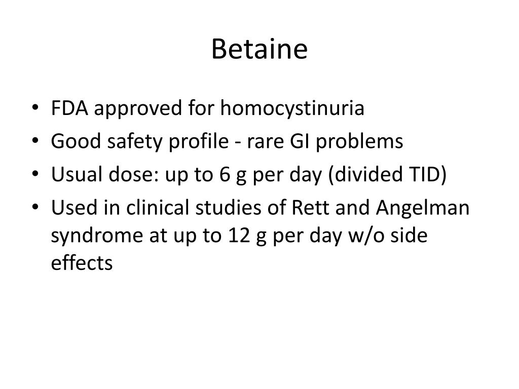 PPT - A Clinical Trial of Betaine for Peroxisomal Biogenesis Disorders ...