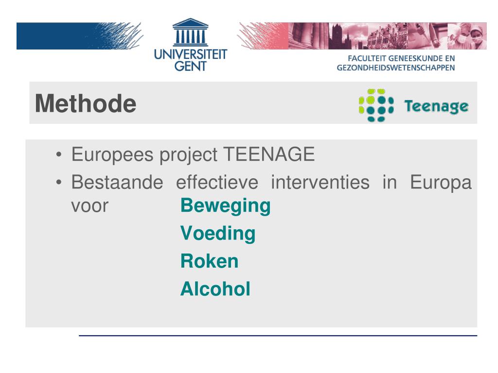 PPT - Zijn gezondheidsbevorderende interventies op school even ...