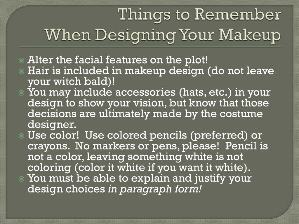 PPT - Makeup Design PowerPoint Presentation, free download - ID:2334707
