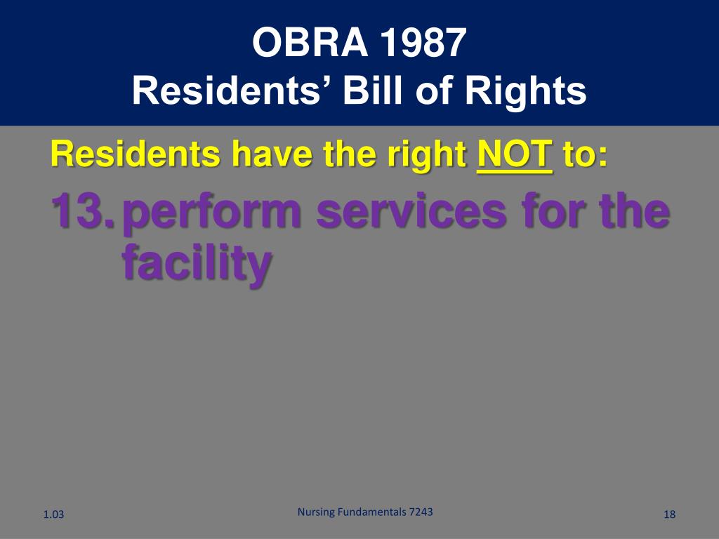 PPT - Understand residents’ rights , advocacy, and grievance procedures ...