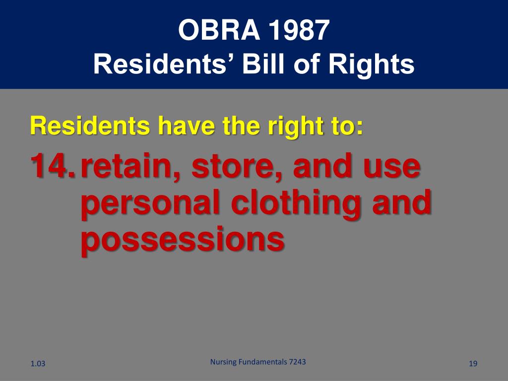 PPT - Understand residents’ rights , advocacy, and grievance procedures ...