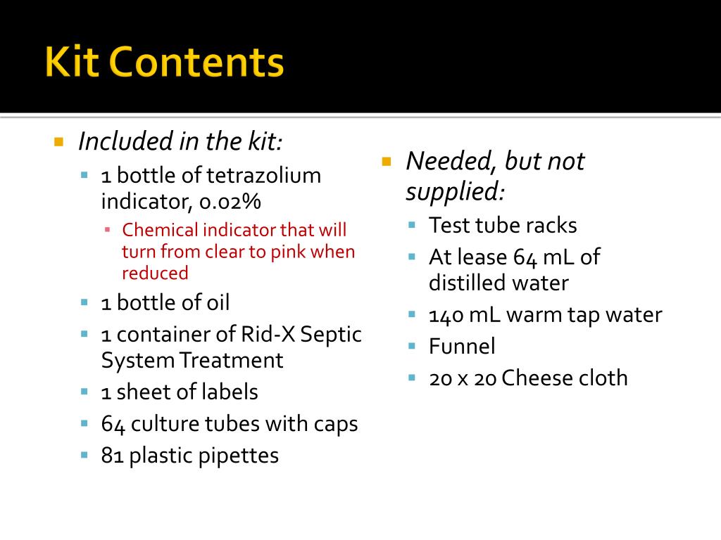 PPT - Oil Spill Bioremediation Kit PowerPoint Presentation, free ...