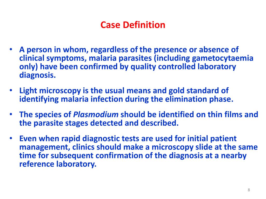 PPT - Disease Surveillance for Malaria ELIMINATION PowerPoint ...