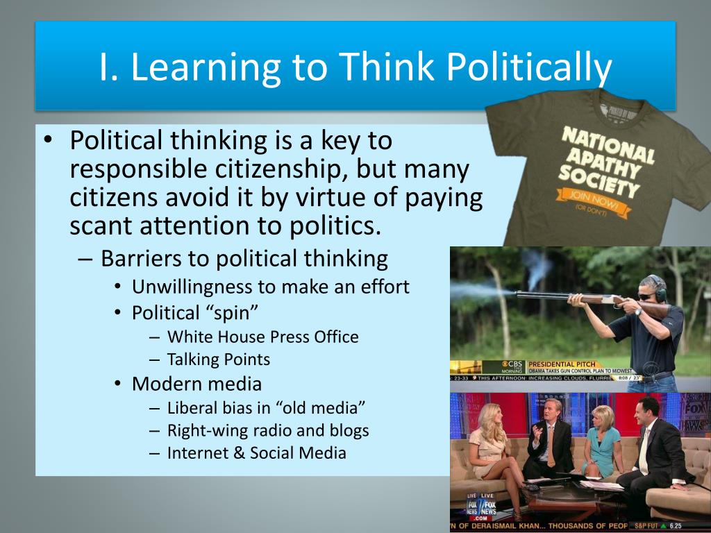 PPT - Chapter 1 Political Thinking: Becoming a Responsible Citizen ...