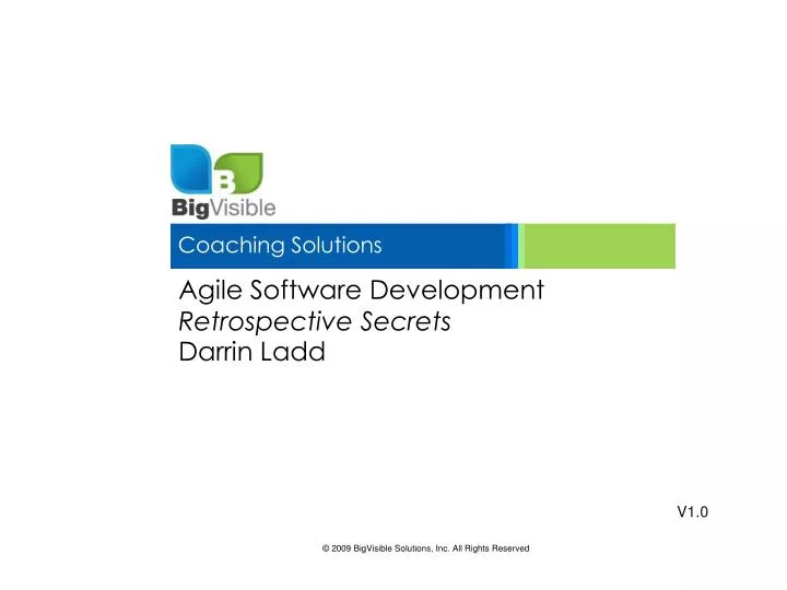 PPT - Agile Software Development Retrospective Secrets PowerPoint ...