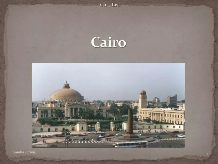 PPT - Cairo PowerPoint Presentation, free download - ID:2336070