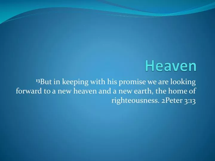 PPT - Heaven PowerPoint Presentation, free download - ID:2336115