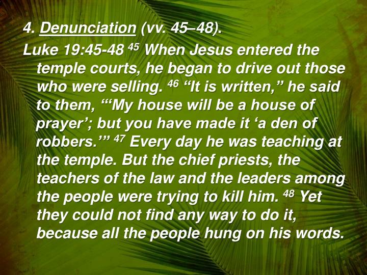 PPT - Jesus Comes to Bring Cleansing and Peace Luke 19:28 – 48 ...