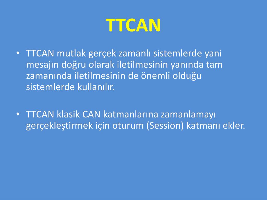 PPT - Bir TTCAN Sisteminde Matris Çevrimi Tasarımı: PSA Benchmark ...