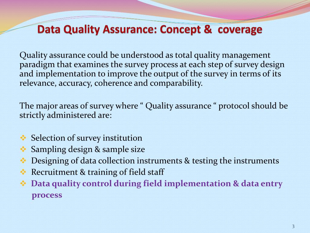 PPT - Data Quality assurance in Bangladesh Demographic & Health Surveys ...
