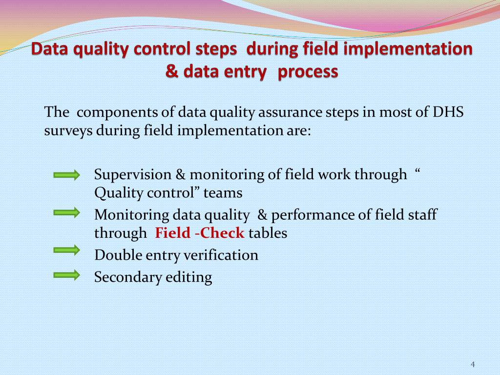 PPT - Data Quality assurance in Bangladesh Demographic & Health Surveys ...