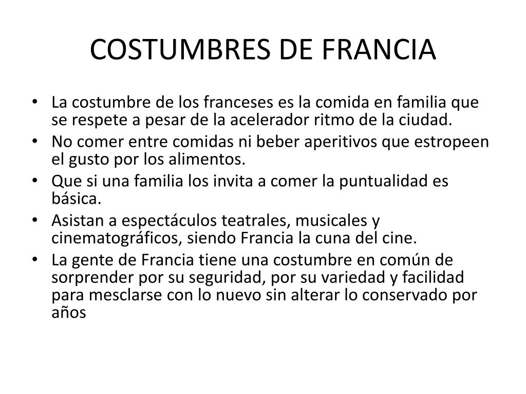PPT - CULTURA DE FRANCIA PowerPoint Presentation, free download - ID ...