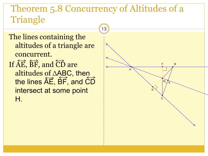 Ppt Chapter 5 Special Segments In Triangles Powerpoint Presentation Id 2336950