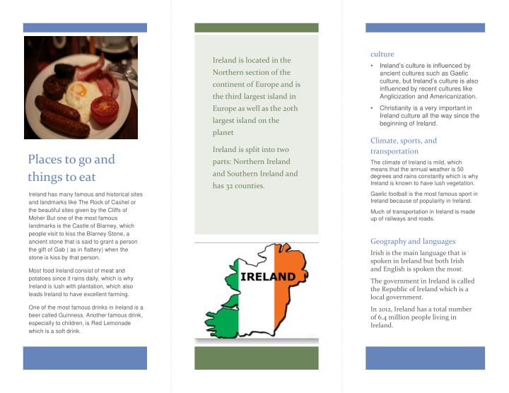 PPT - Ireland Travel Brochure PowerPoint Presentation - ID:2337810