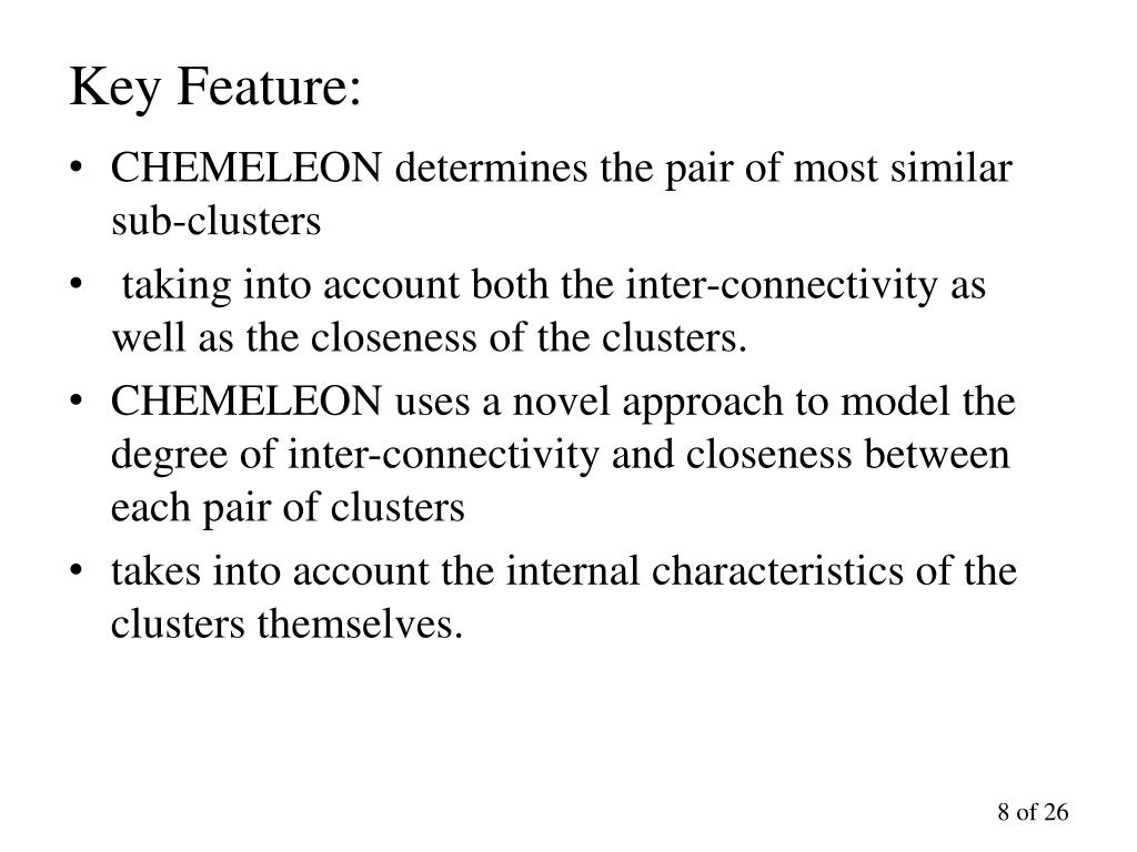 Ppt Chameleon A Hierarchical Clustering Algorithm Using Dynamic Modeling Powerpoint