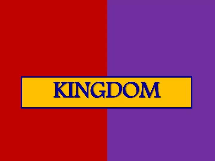 PPT - KINGDOM PowerPoint Presentation, free download - ID:2338126