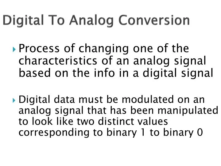 PPT - Digital To Analog Conversion PowerPoint Presentation, free ... PPT - Digital To Analog Conversion PowerPoint Presentation, free ...