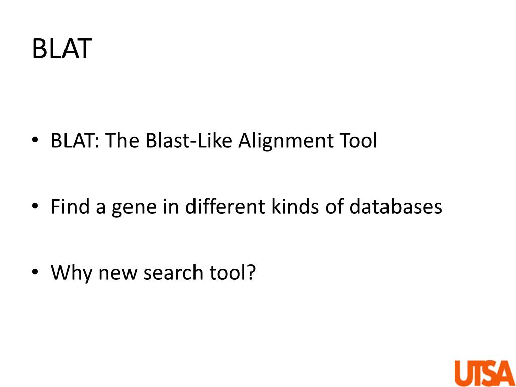 PPT - Exploring BLAT and Bloom Filters for DNA Sequence Classification ...