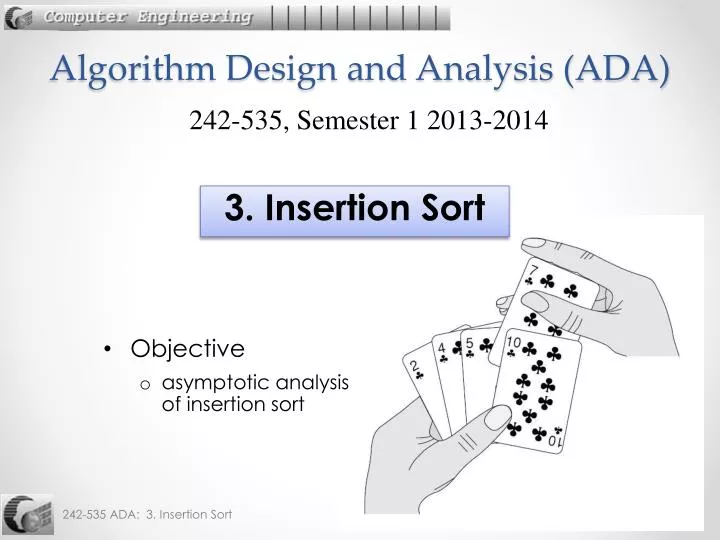 PPT - Algorithm Design and Analysis (ADA) PowerPoint Presentation, free ...