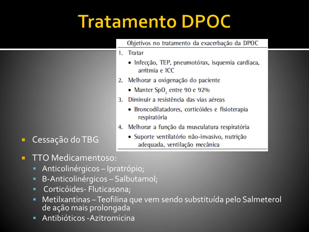 PPT - DOENÇA PULMONAR OBSTRUTIVA CRÔNICA DPOC PowerPoint Presentation ...