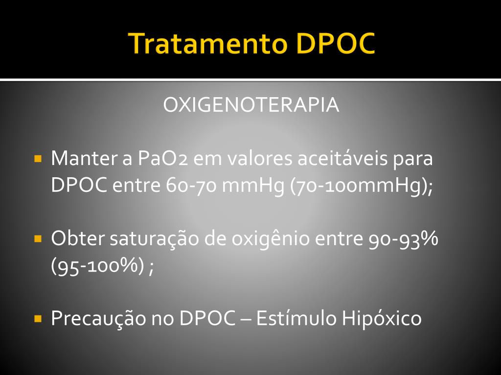 PPT - DOENÇA PULMONAR OBSTRUTIVA CRÔNICA DPOC PowerPoint Presentation ...