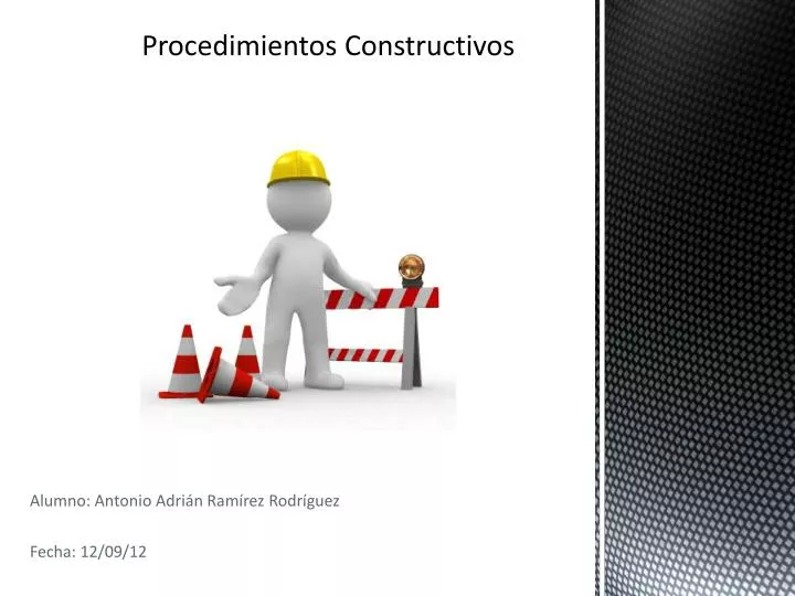 PPT - Procedimientos Constructivos PowerPoint Presentation, free download - ID:2339654