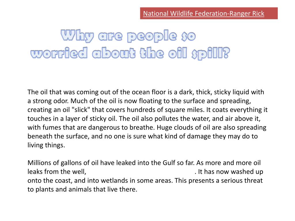 PPT - The BP Oil Spill In The Gulf of Mexico April 20, 2010 PowerPoint ...