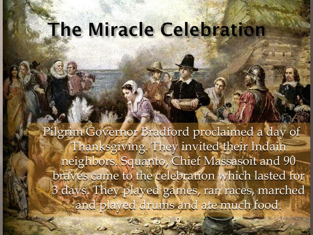 PPT - The Amazing Story of the Pilgrims and the first thanksgiving ...