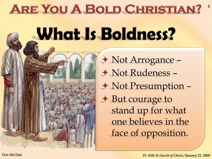 PPT - Are You A Bold Christian? PowerPoint Presentation - ID:2340525