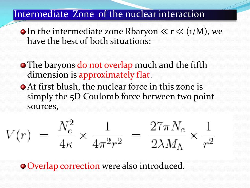 PPT - On Holographic nuclear attraction and nuclear matter PowerPoint ...